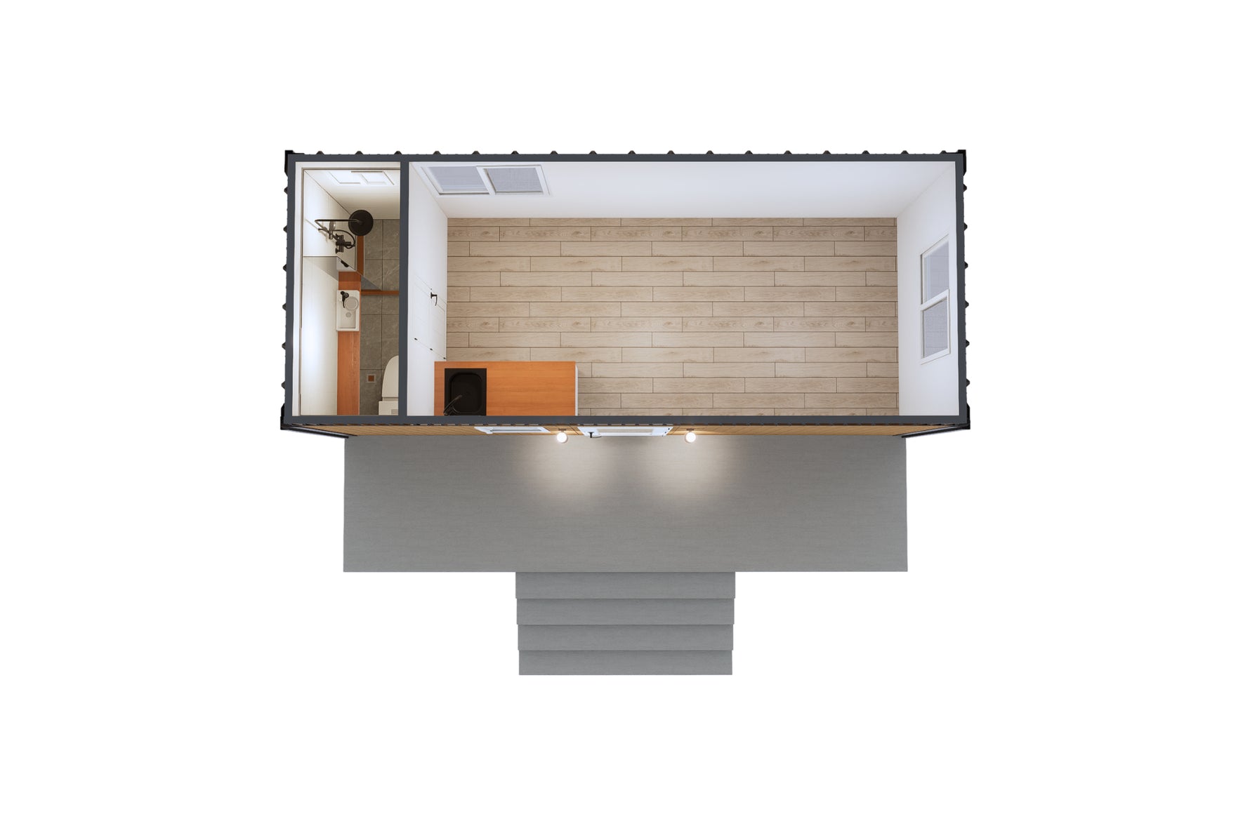 CUBO | Sulu Model | Small House Design Philippines – CUBO Modular Inc.